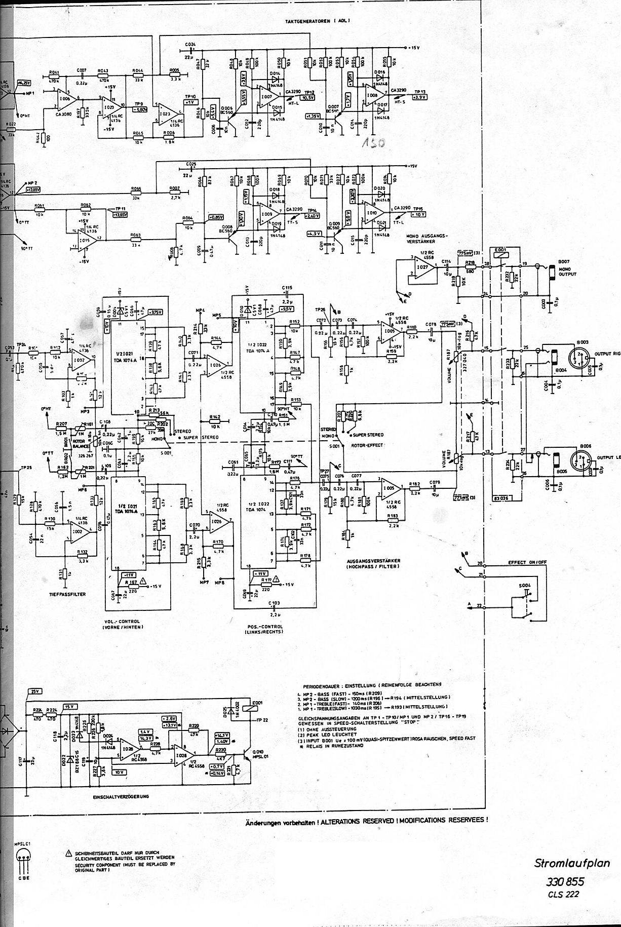 Multivox Little David schematic